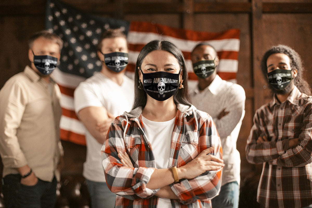 Face Mask - 2nd Amendment (12 Masks) – 2 Monkey Trading LLC